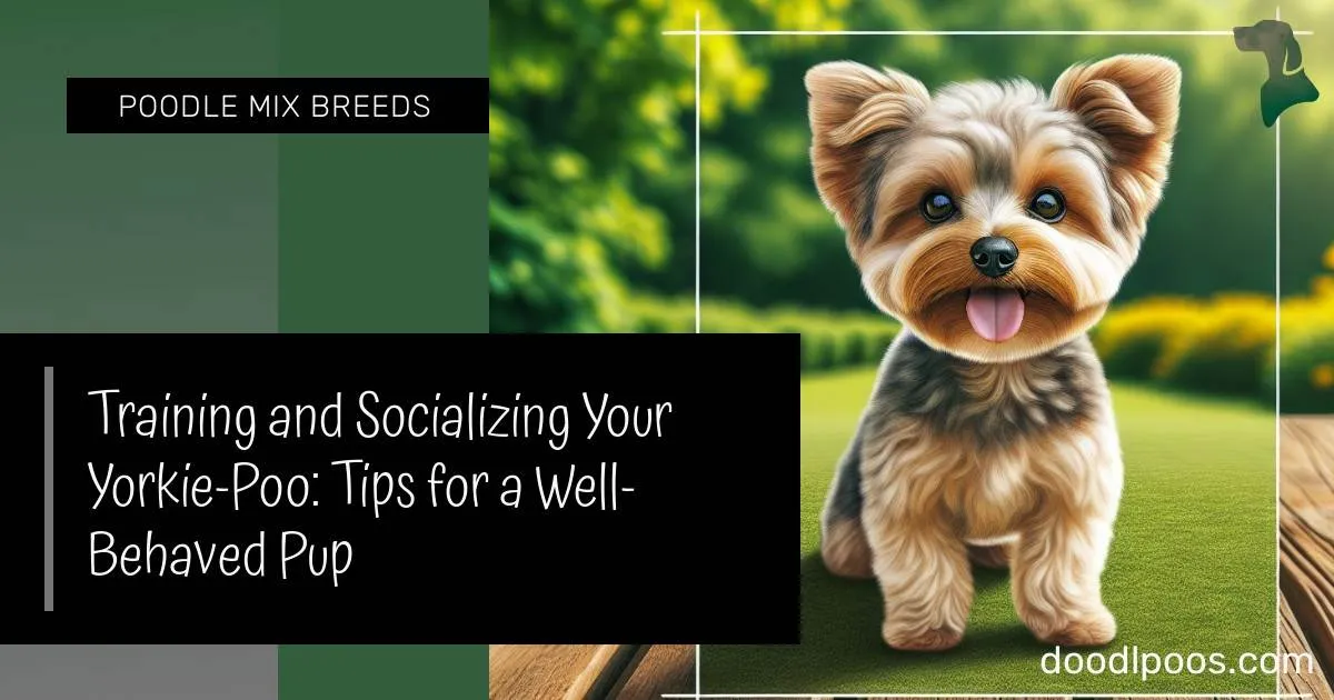 Training and Socializing Your Yorkie-Poo: Tips for a Well-Behaved Pup - Doodles n Poodles